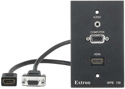 HDMI and DVI Wall Plates from Extron