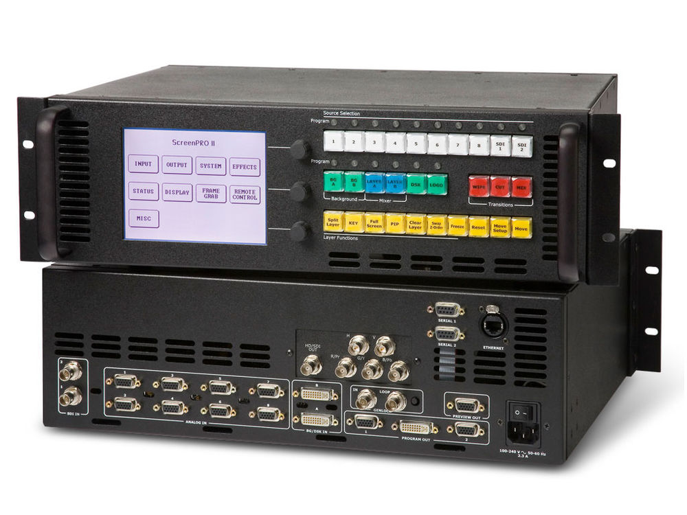 Barco ScreenPRO-II HD - Effects Processor and Scaler with seamless switcher