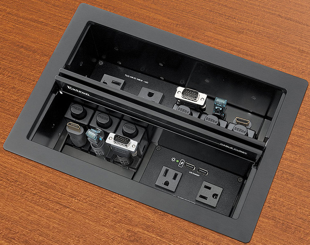 Extron Cable Cubby 1402 - Series/2 Cable Access Enclosure for AV ...