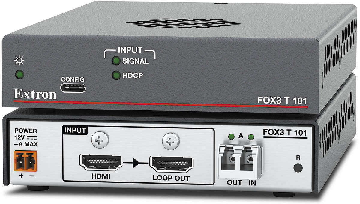 Extron FOX3 T 101 MM - 1:1 Lossless 4K/60 Multimode Transmitter