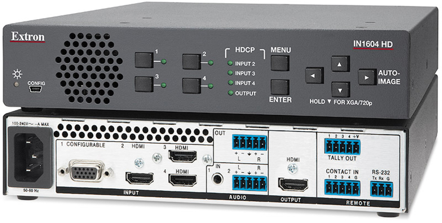 Extron IN1604 HD - Four Input HDCP-Compliant Scaler