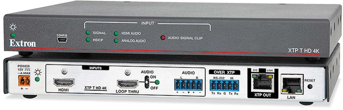 Extron XTP T HD 4K - 1:1 4K HDMI / IR / RS-232 / Ethernet over XTP ...