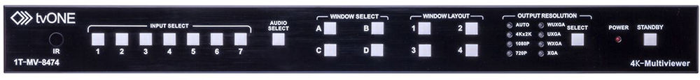 tvONE 1T-MV-8474 - 7 input 4K Multi-window processor